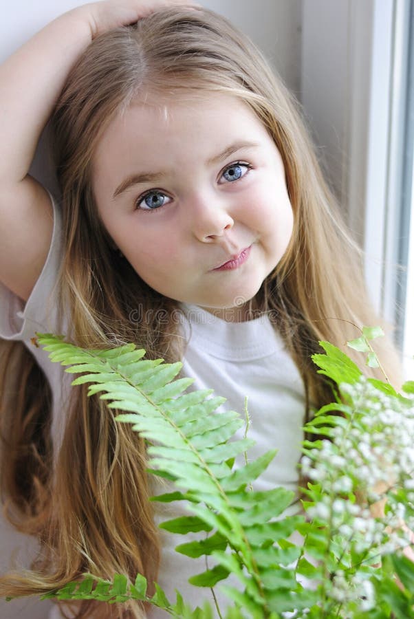 A beautiful little girl stock photo. Image of beautiful - 33024844