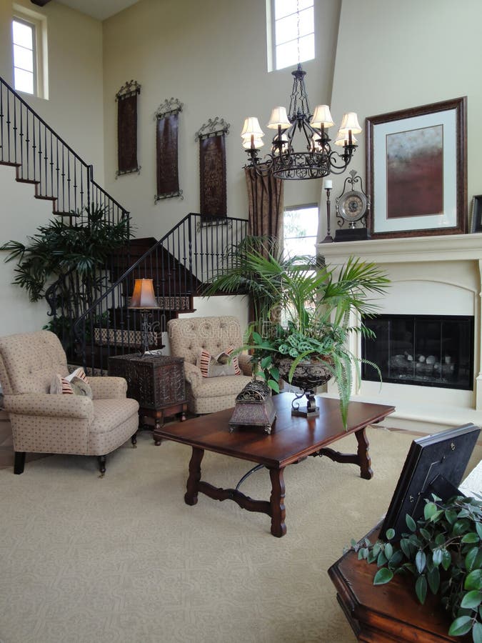 Beautiful Living Room stock image. Image of luxury, chairs - 9548597