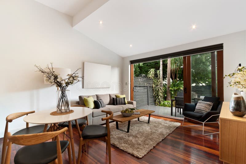 Beautiful Living room stock photo. Image of apartment - 76607302