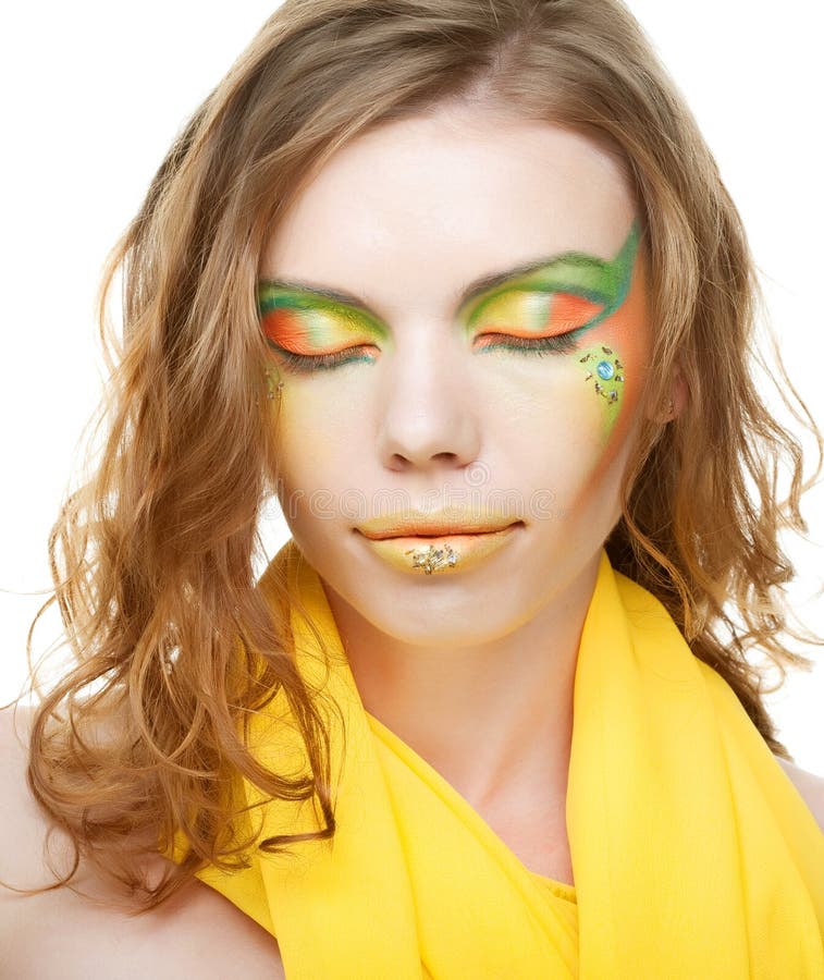 Beautiful woman posing stock photo. Image of brown, human - 12863632