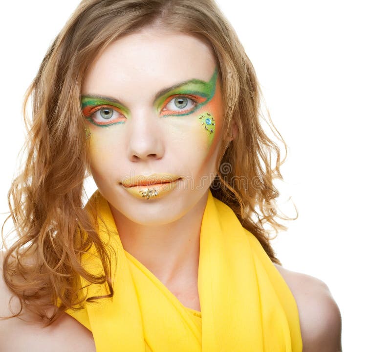 Beautiful look. stock photo. Image of creative, glamour - 12821780