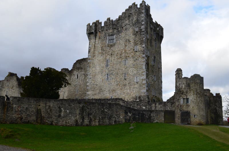 Beautiful Look at Ross Castle in Killarney Ireland Stock Image - Image ...