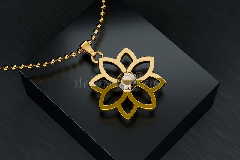 Illustration of Lotus Flower Stock Vector - Illustration of nature ...