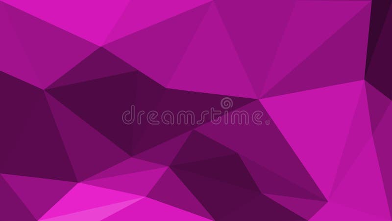 Abstract Modern Purple Concept Low Poly Stock Illustration ...