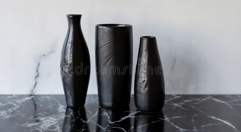 Beautiful Luxurious Ceramic Vases on Tile in High Resolution and ...