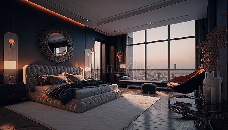 Beautiful Luxurious House Interior. Architecture Study Design ...