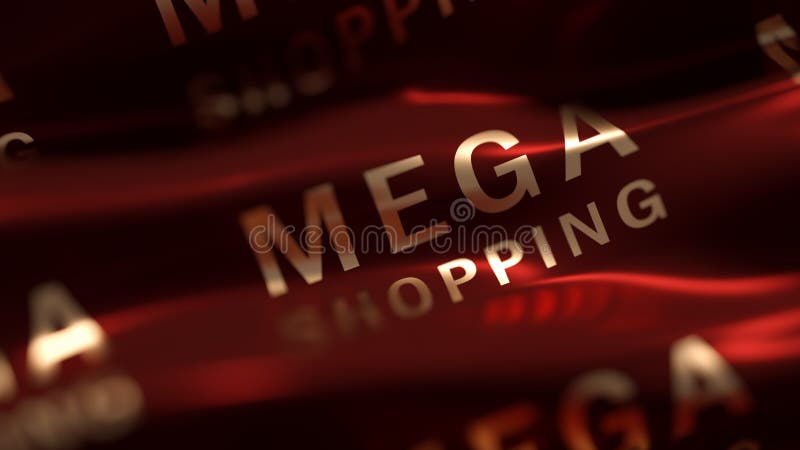 Beautiful Luxury Flag with a Golden Congratulation. 3d Illustration, 3d ...