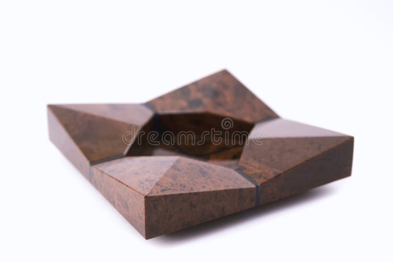 Beautiful Luxury Stone Ashtray Stock Photo - Image of wood, brown ...