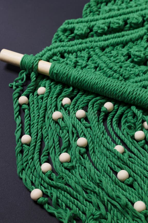 Beautiful macrame panel stock image. Image of design - 370689843