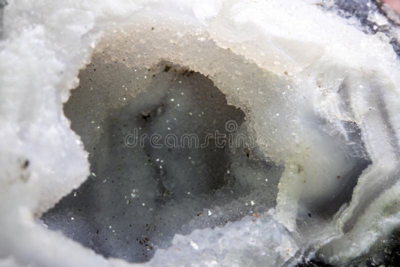 Beautiful Close Up of Rock Quartz Crystal Gemstone Stock Image - Image ...