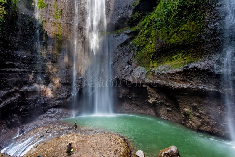 The Beautiful Madakaripura Waterfall in East Java, Indonesia Editorial ...