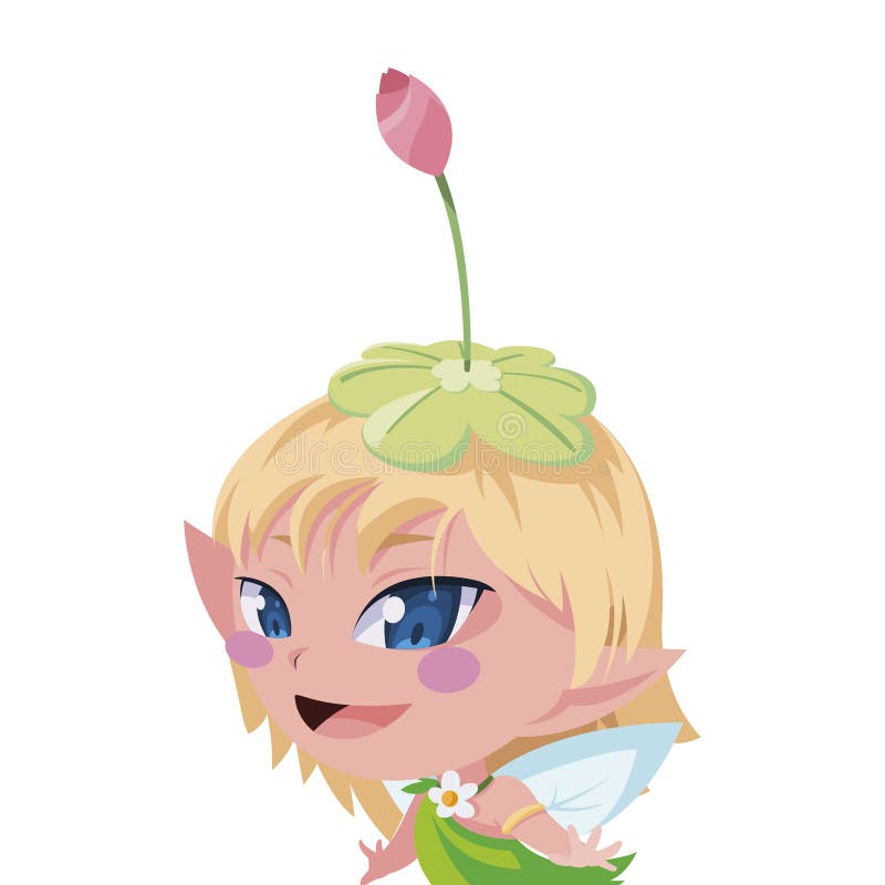 Beautiful Magic Fairy in Rainbow Character Stock Illustration ...