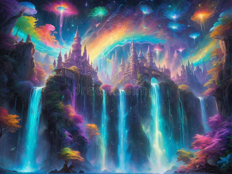 Magic Beautiful Landscape Stock Illustrations – 87,672 Magic Beautiful ...