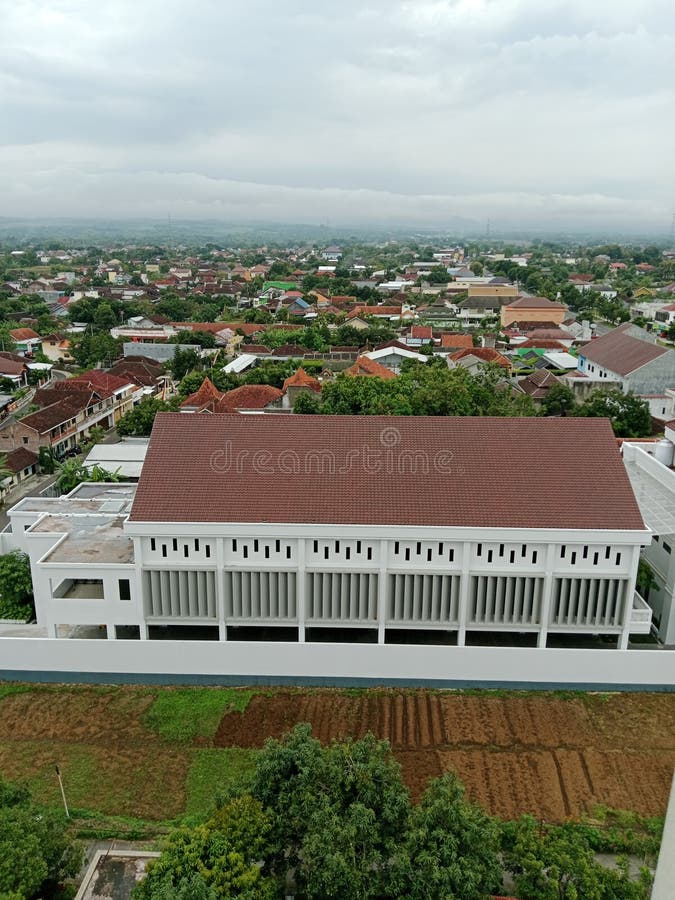 A Beautiful, Majestic Building in the Middle of a Field Stock Photo ...