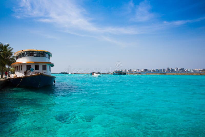 Beautiful Maldives stock image. Image of summer, coastline - 62090045