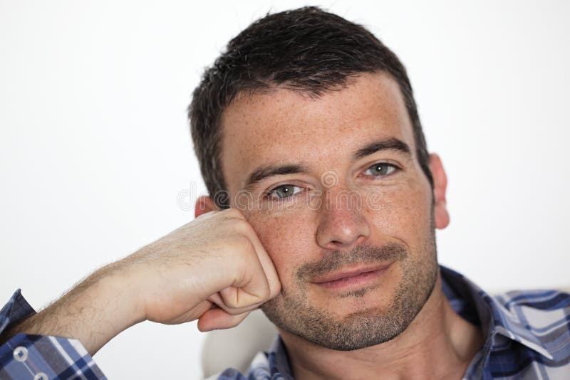 Beautiful man stock image. Image of adult, natural, blue - 19425885