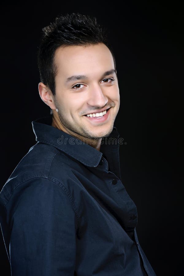 Beautiful man stock photo. Image of isolated, happy, young - 23569746