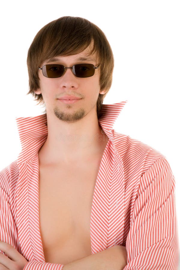 Beautiful Man in Sunglasses Looking To the Camera Stock Photo - Image ...