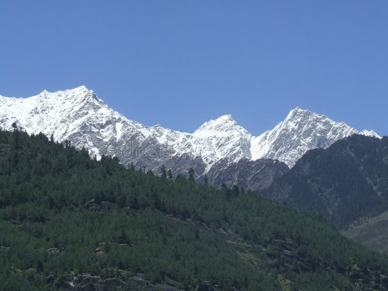 Beautiful Manali heights stock image. Image of cool, scenic - 14195235