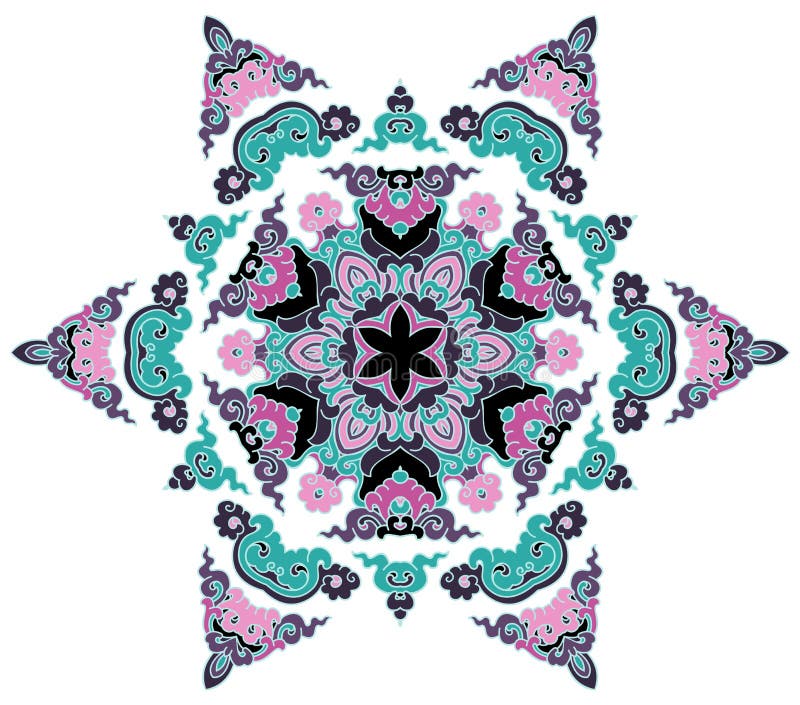 Beautiful Mandala. Round Ornamental Pattern. Stock Vector ...