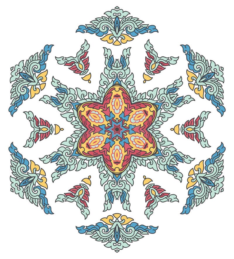 Beautiful Mandala. Round Ornamental Pattern. Stock Vector ...