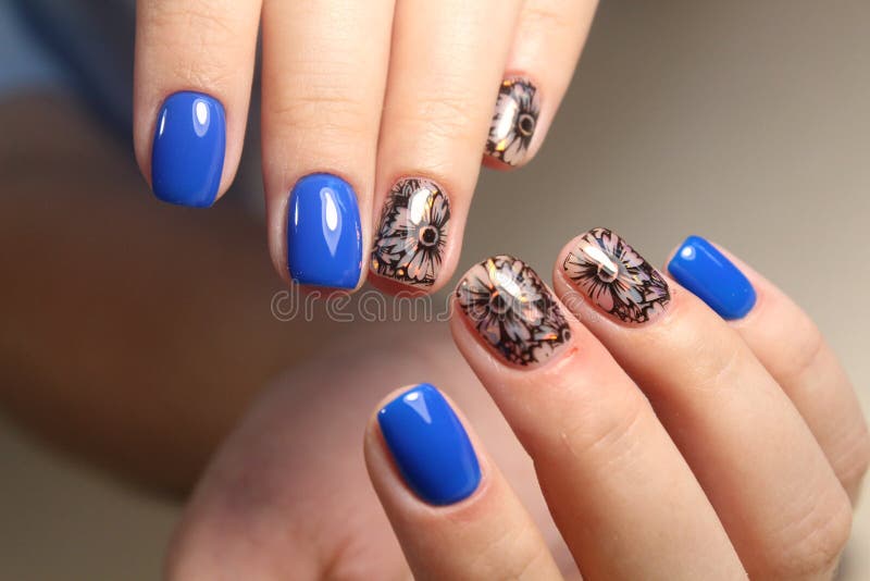 Beautiful Manicure Gel with Lacquer Stock Photo - Image of treatment ...