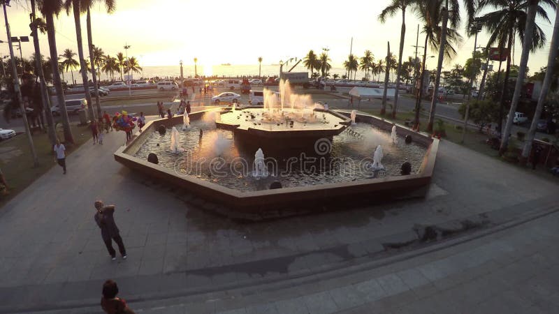 Beautiful Sunset in Manila Bay Stock Video - Video of street, highway ...