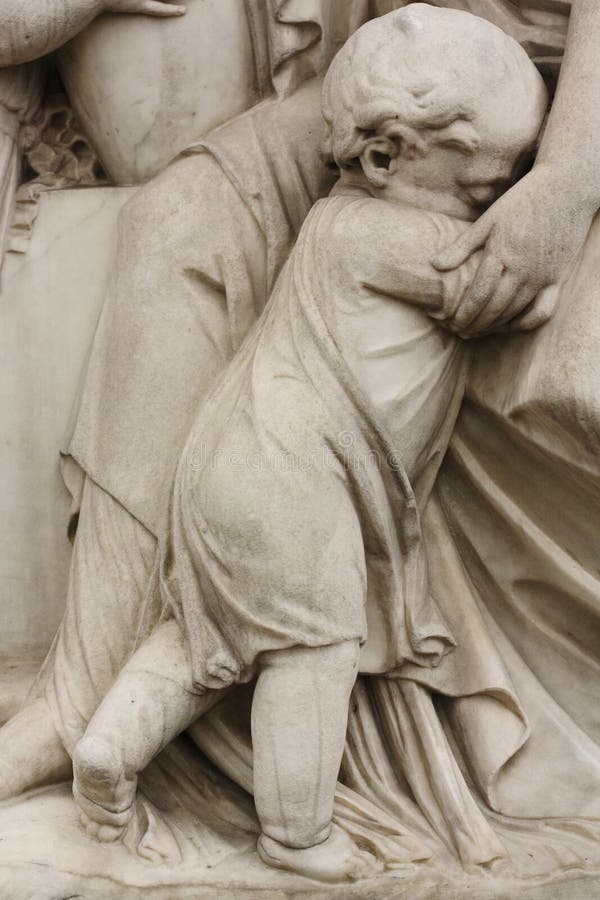 Beautiful View Marble Statue in the Necropolis Editorial Photography ...