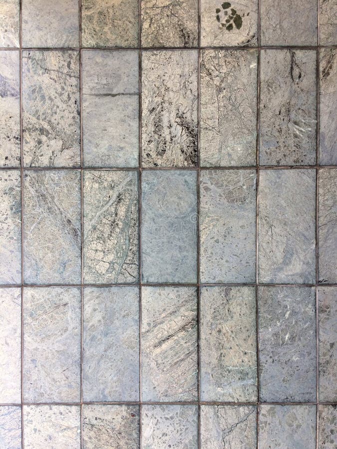 Marble Tile Texture Floor, Grey Pattern Background. Perspective View ...