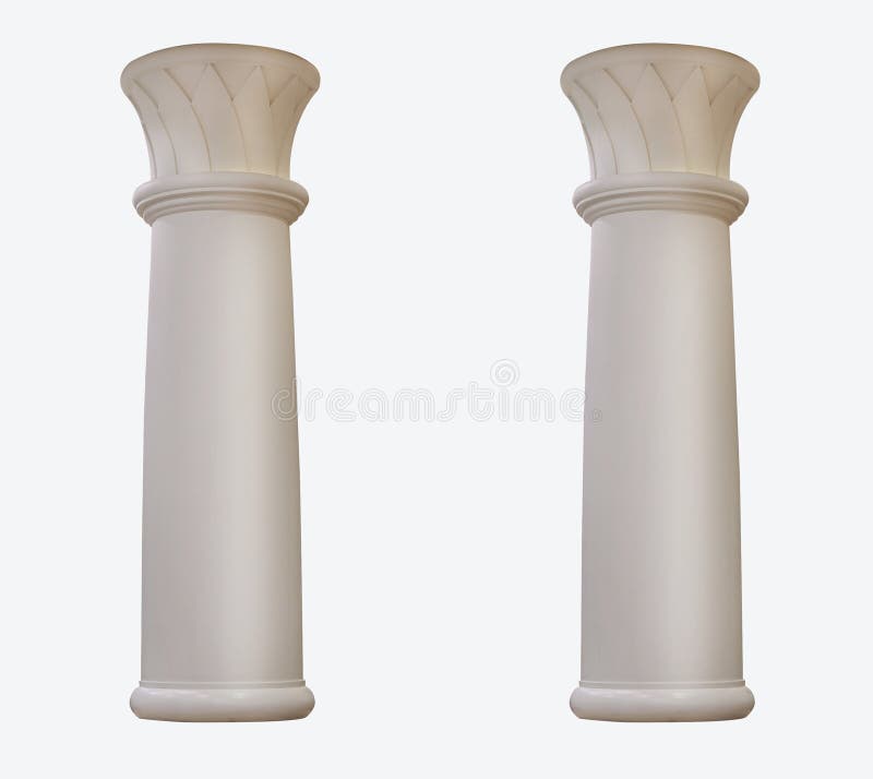 Beautiful Marble Two Column Stock Image - Image of building ...