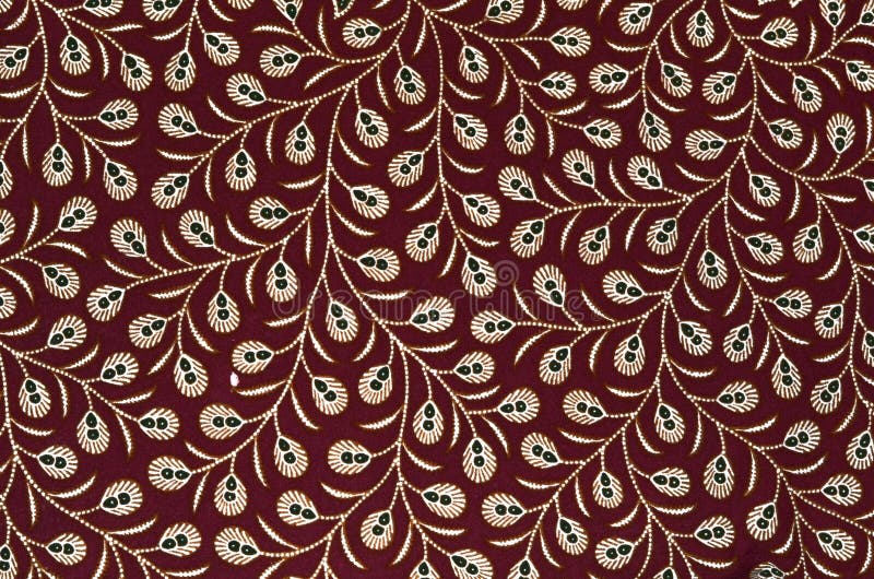 Beautiful Maroon Batik Patterns Stock Image - Image of colour, detail ...