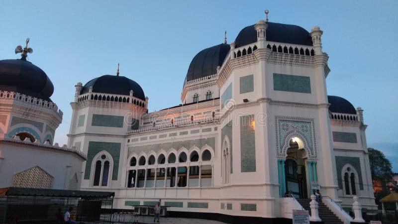 Beautiful Masjid or Mosques on Indonesia Stock Image - Image of ...