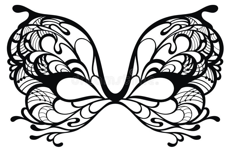 Beautiful mask of lace stock vector. Illustration of pearls - 80594755