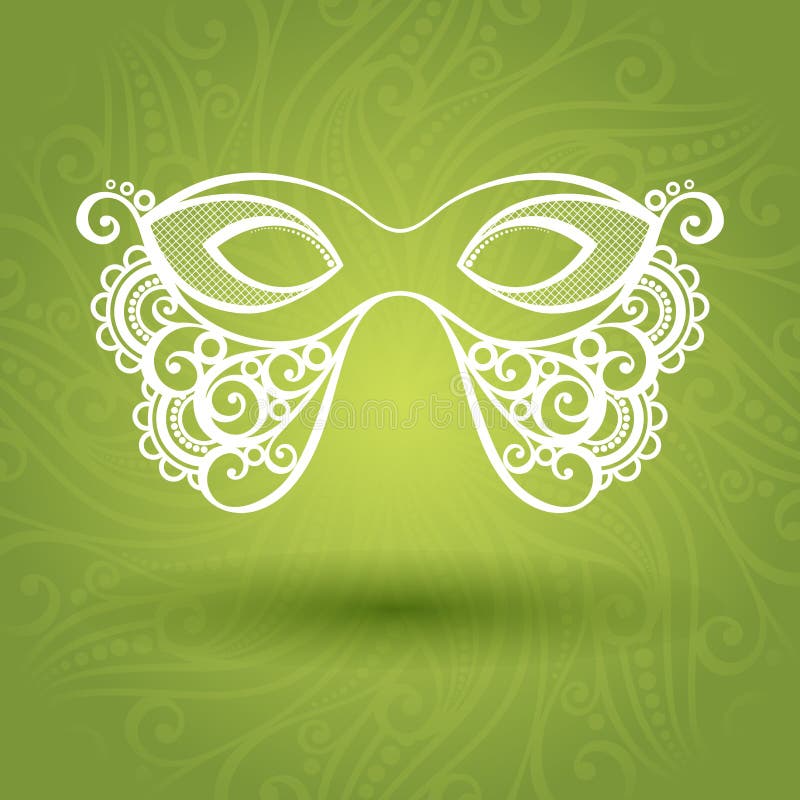 Beautiful Masquerade Mask (Vector) Stock Vector - Illustration of ...