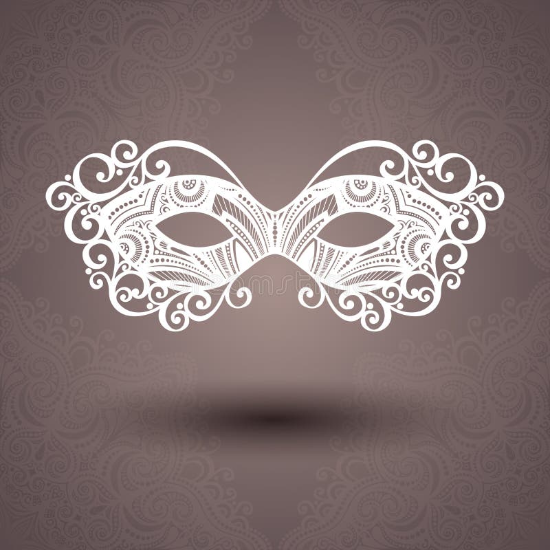 Masquerade Mask stock vector. Illustration of decor, party - 34573164