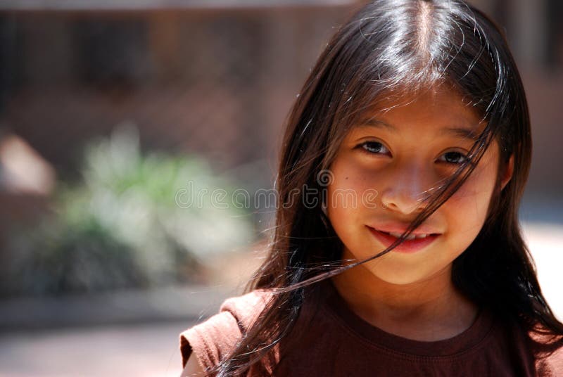 Beautiful Mayan Girl stock image. Image of happy, healthy - 8862313