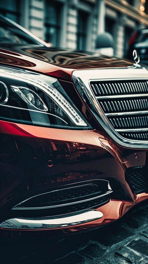 Beautiful Maybach Close-up Professional Photo, Generative AI Stock ...