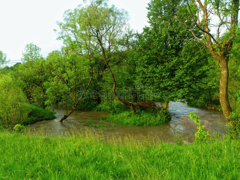 Beautiful Meander (river Bend) Stock Photo - Image of river, view ...