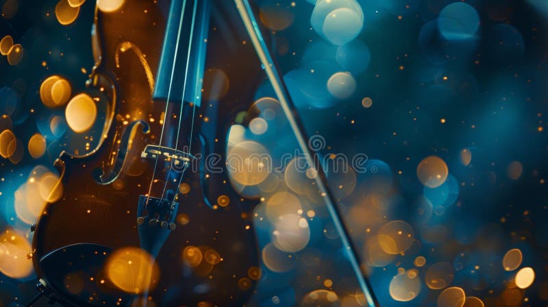 Beautiful Melodies Fill the Air As the Musicians Instruments Light Up ...