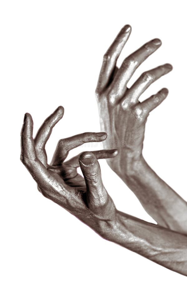 Beautiful men metal hands stock photo. Image of long - 18243234