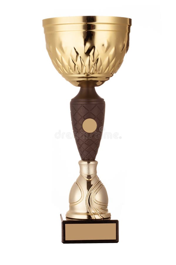 Realistic Golden Trophy. First Second and. Third Place Stock Vector ...