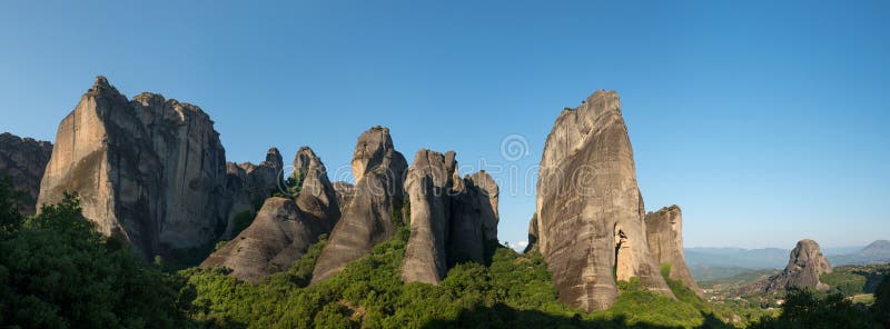 Beautiful meteora stock image. Image of famous, holiday - 3475499