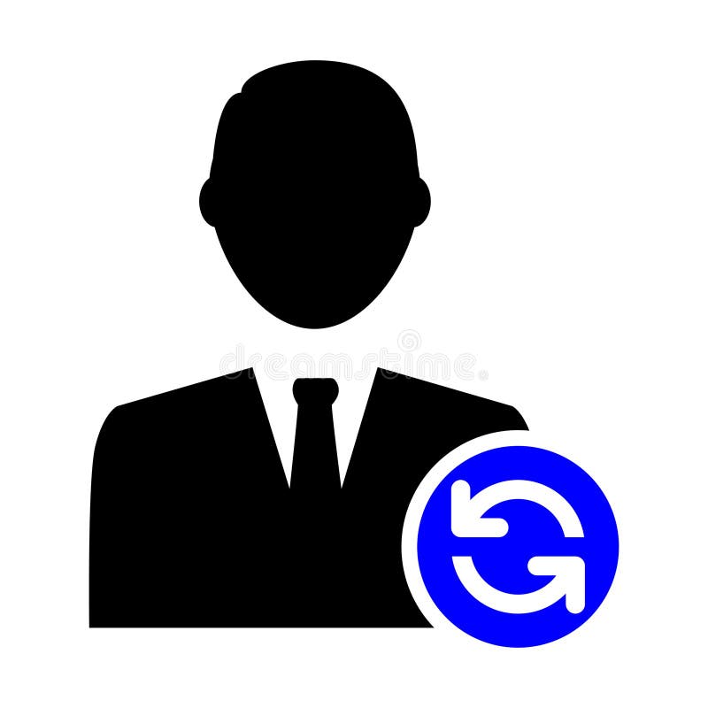 Account Update Icon stock vector. Illustration of vector - 274597347