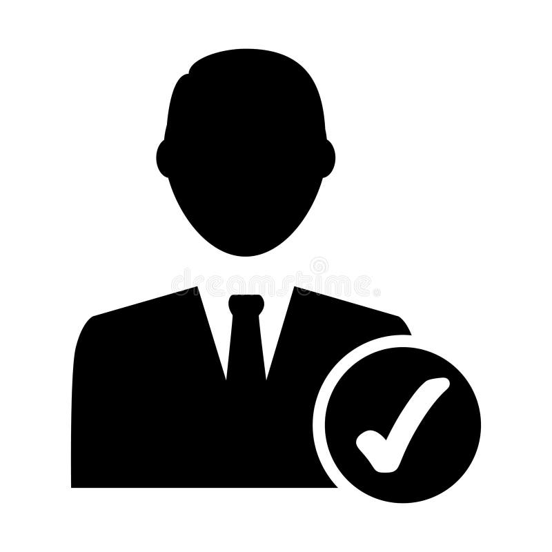 Account Verify Icon stock vector. Illustration of beautiful - 274597577