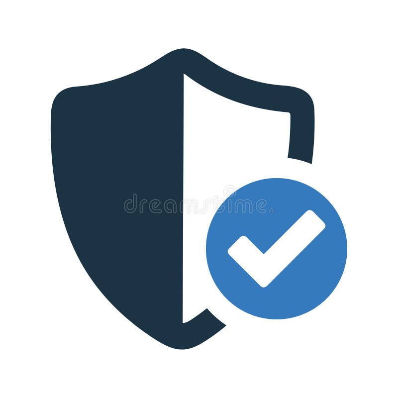 Active Security, Antivirus, Shield Icon Stock Illustration ...