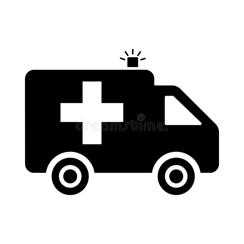 Ambulance Icon stock vector. Illustration of graphic - 240888566