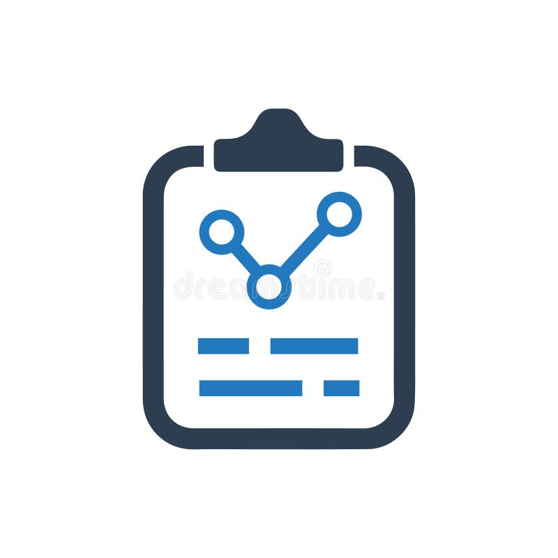 Analytics Report Icon stock vector. Illustration of sign - 120822443