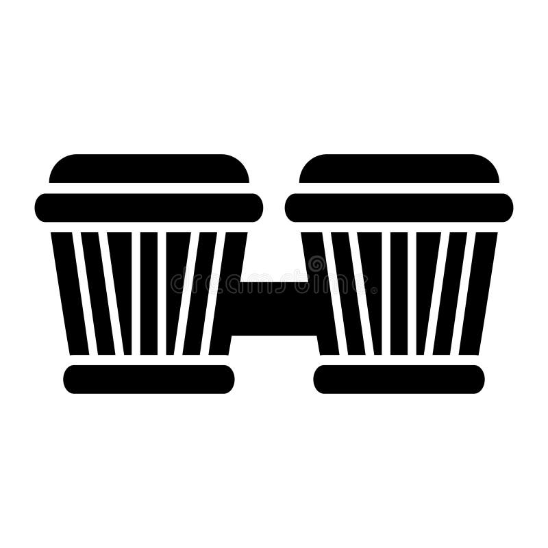 Bongos Icon stock illustration. Illustration of instrument - 250341752