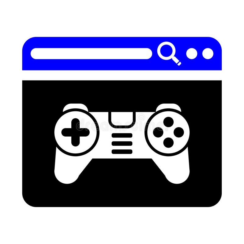 Browser Games Icon stock vector. Illustration of bangladesh - 274597912
