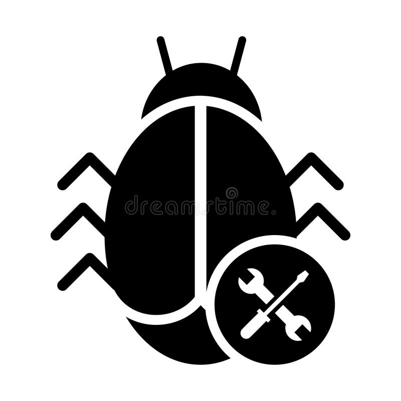 Bug Fix Icon stock vector. Illustration of insect, bangladesh - 358759759